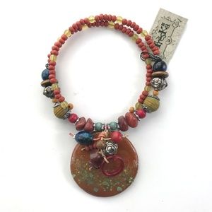 Treska | Jewelry | Nwt Treska Cusco Coil Pendant Necklace | Poshmark